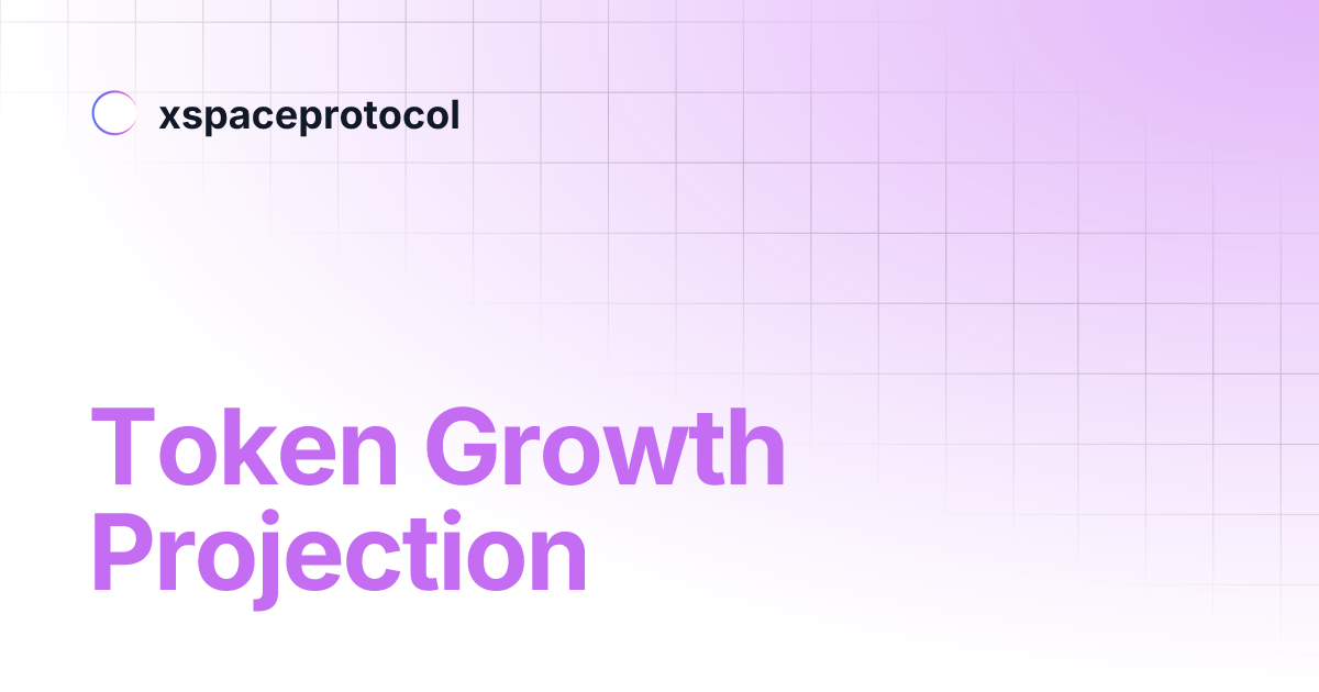 Token Growth Projection | xspaceprotocol